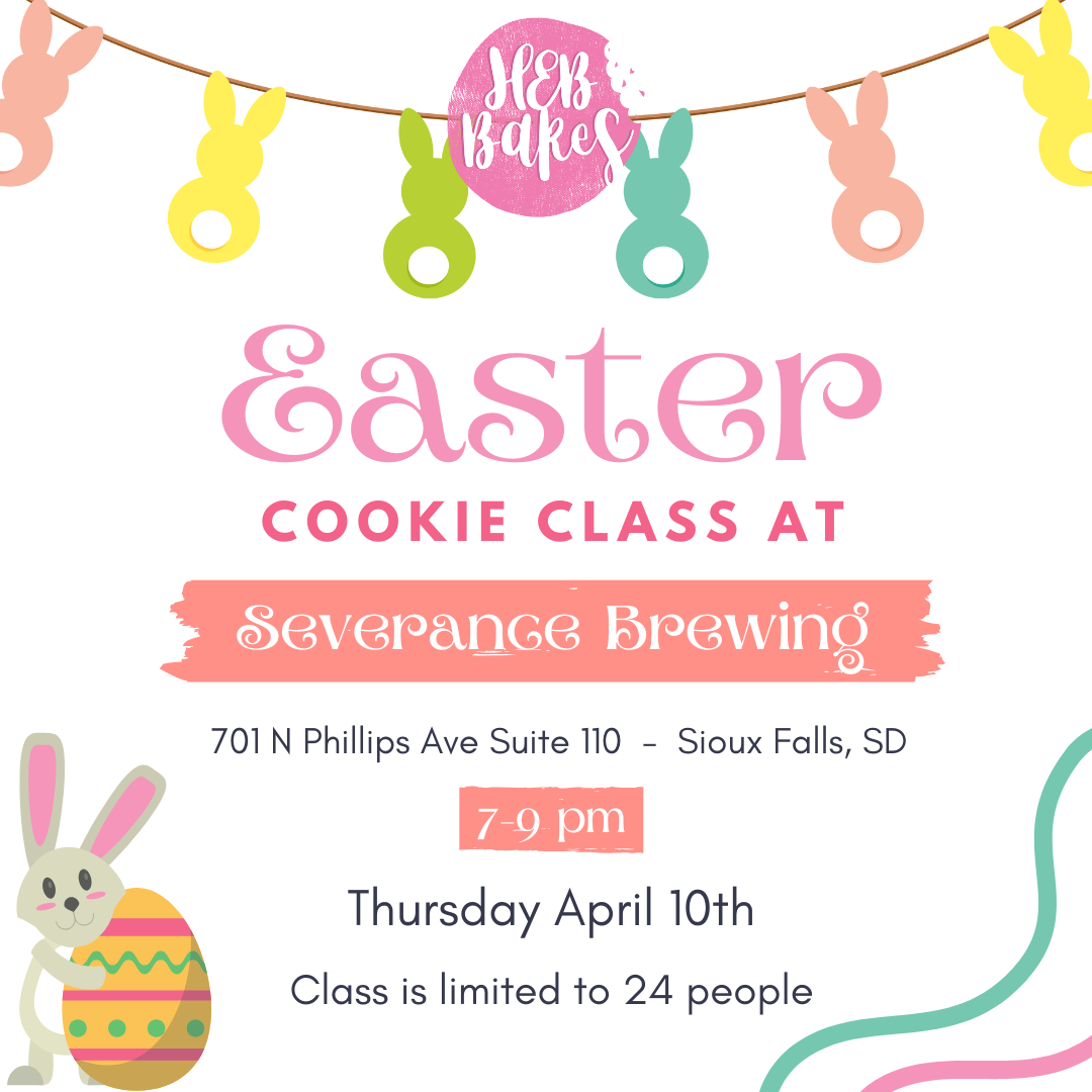 Easter Cookie Class at Severance Brewing | HEB Bakes Custom Decorated ...